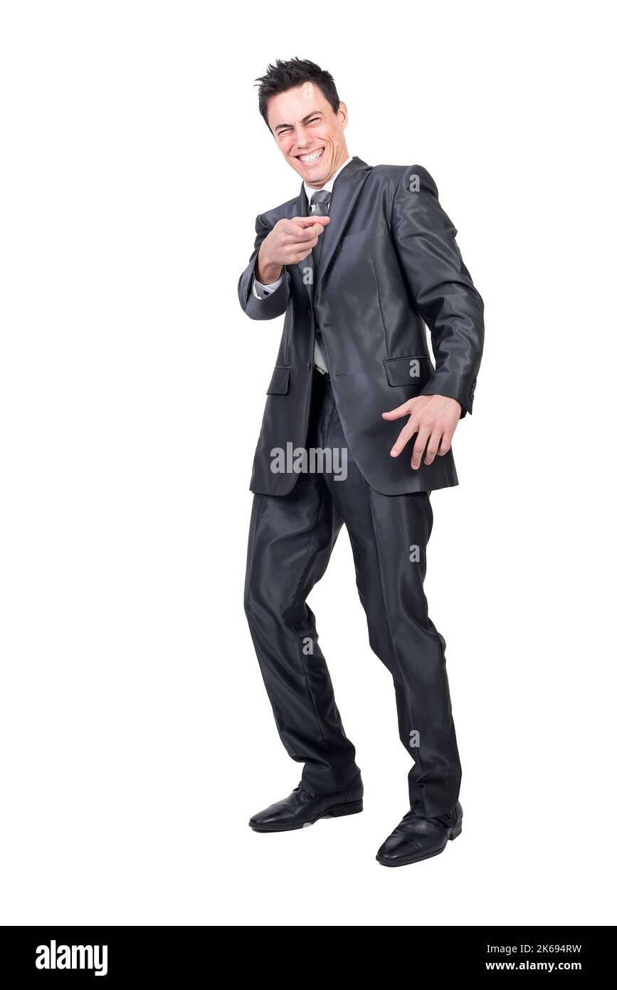 Laughing man camera funny background Cut Out Stock Images & Pictures ...