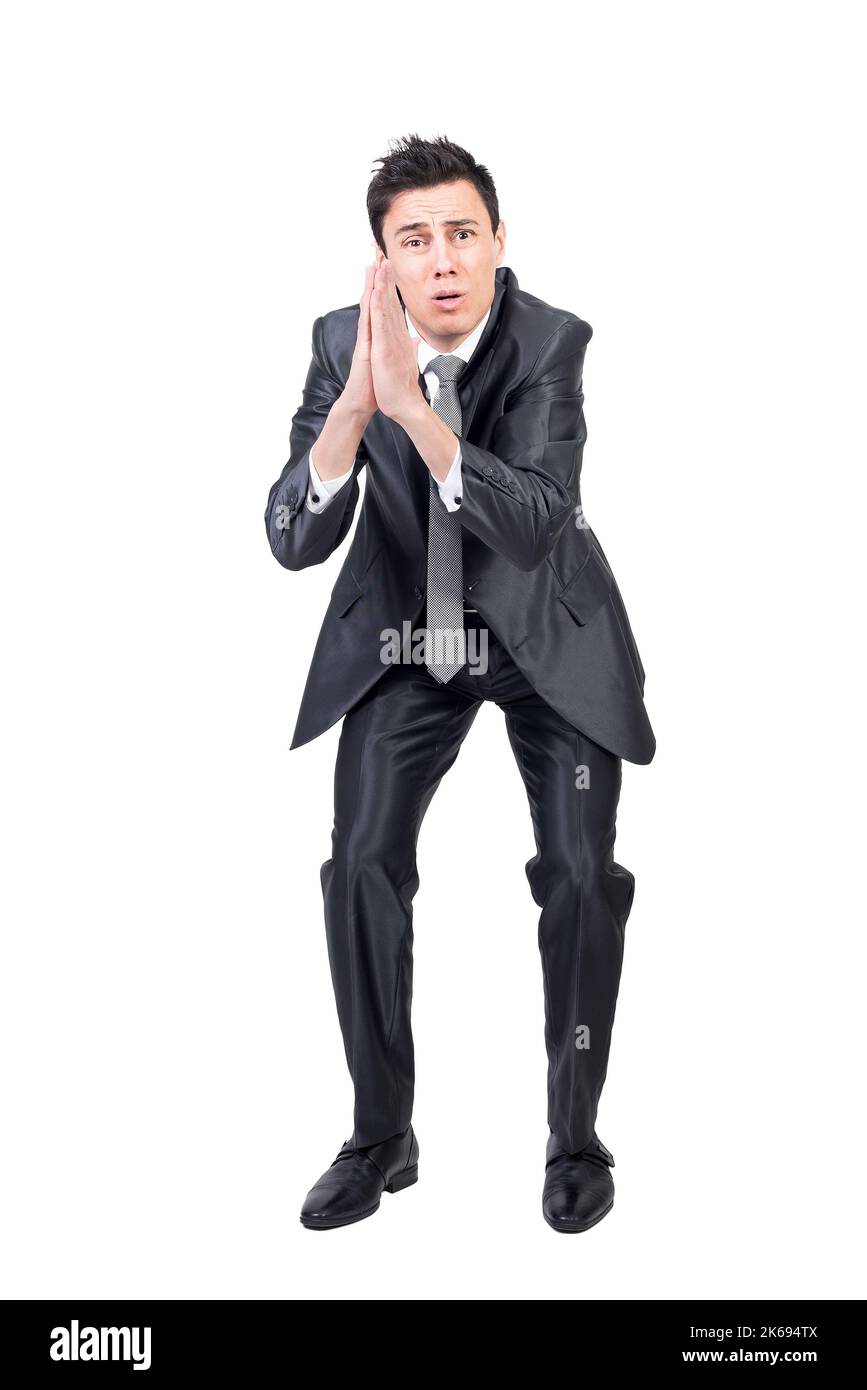 Praying man suit hi-res stock photography and images - Alamy