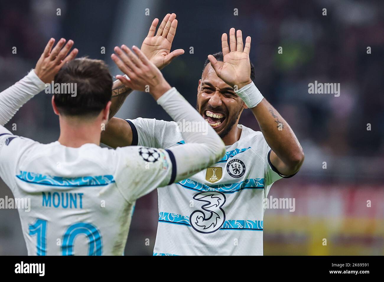 Milan, Italy. 11th Oct, 2022. Pierre-Emerick Aubameyang of Chelsea FC ...