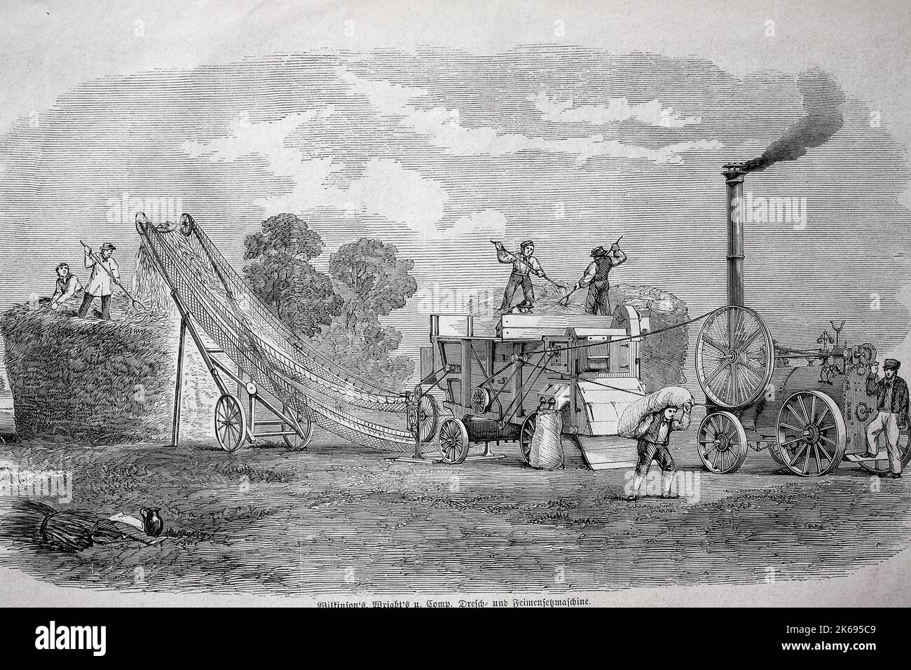 Dreschmaschine hi-res stock photography and images - Alamy