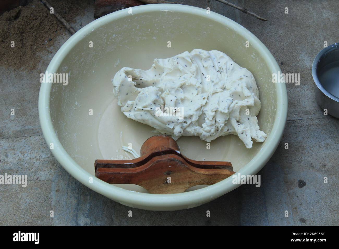 Preparing South Indian Homemade rice Murukku for Diwali festival snacks ...