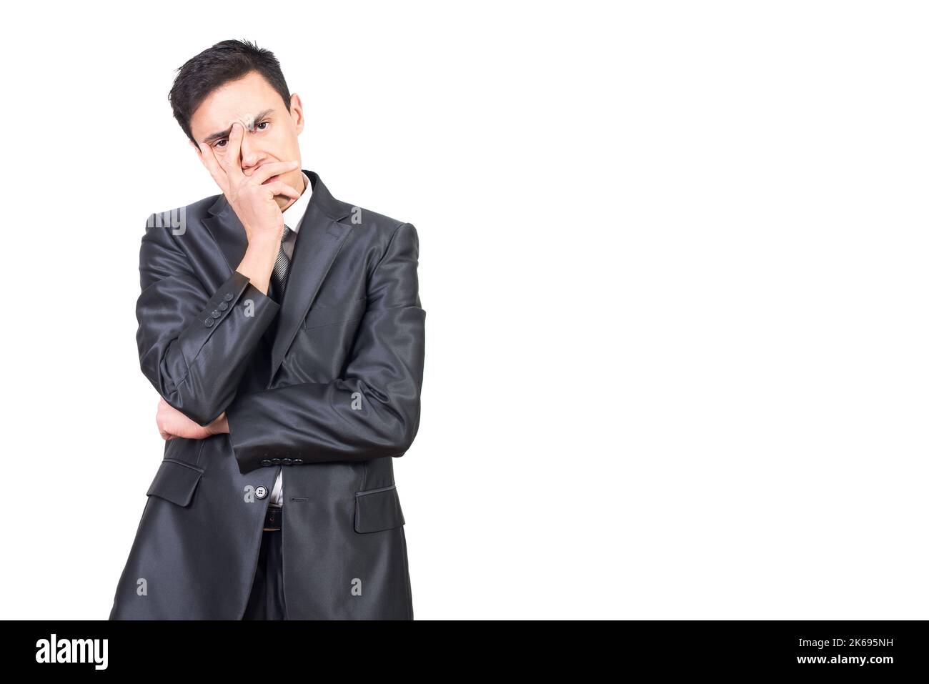 Bored man stare Cut Out Stock Images & Pictures - Alamy