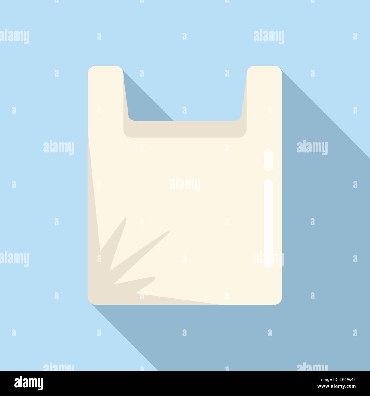 Reuse pack icon flat vector. Waste trash. Recycle plastic Stock Vector ...