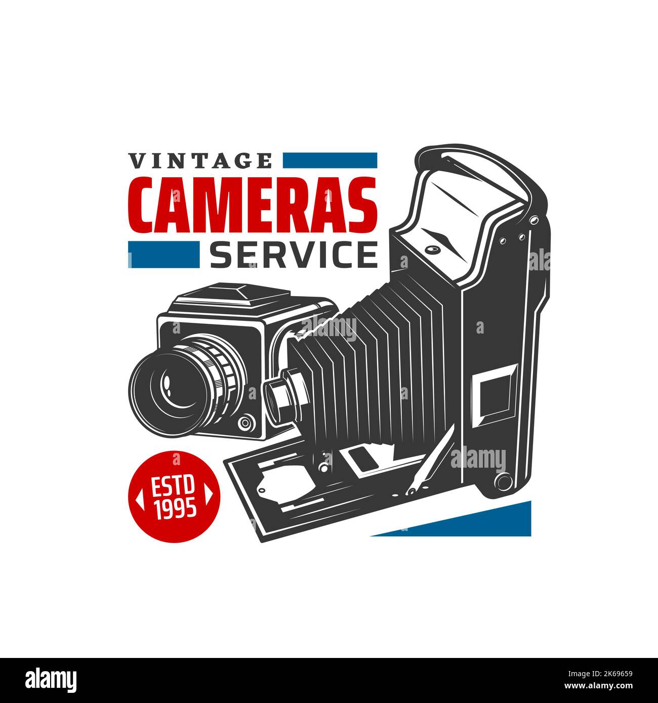 Vintage camera shop Stock Vector Images - Alamy