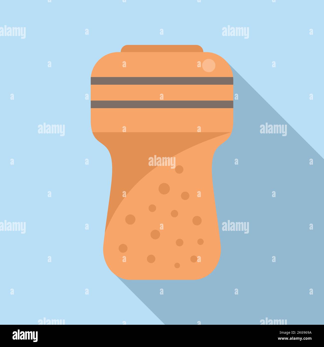 Wood waste icon flat vector. Organic trash. Reuse container Stock ...