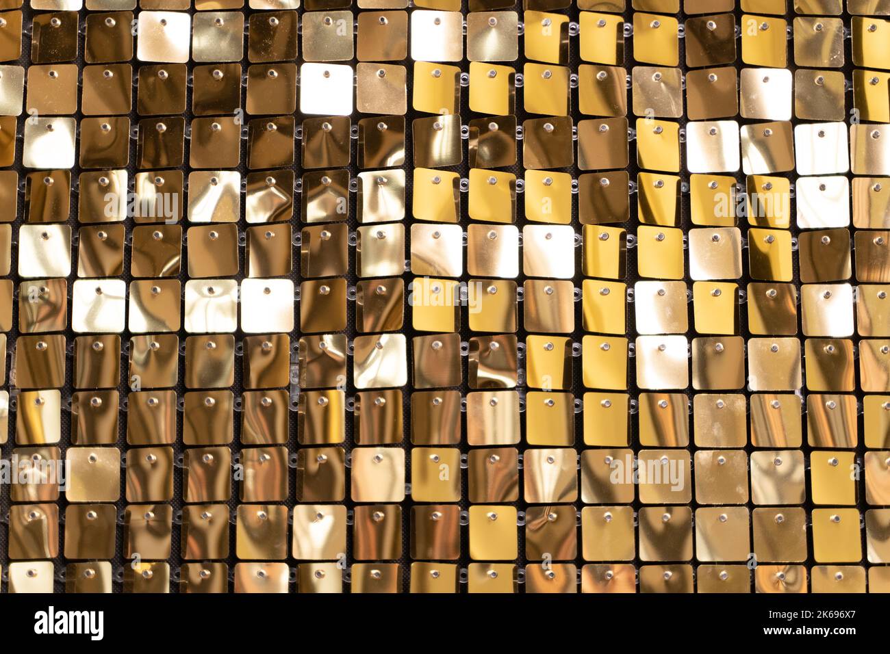 Golden Sequin wall with light reflection for luxury interior wall ...