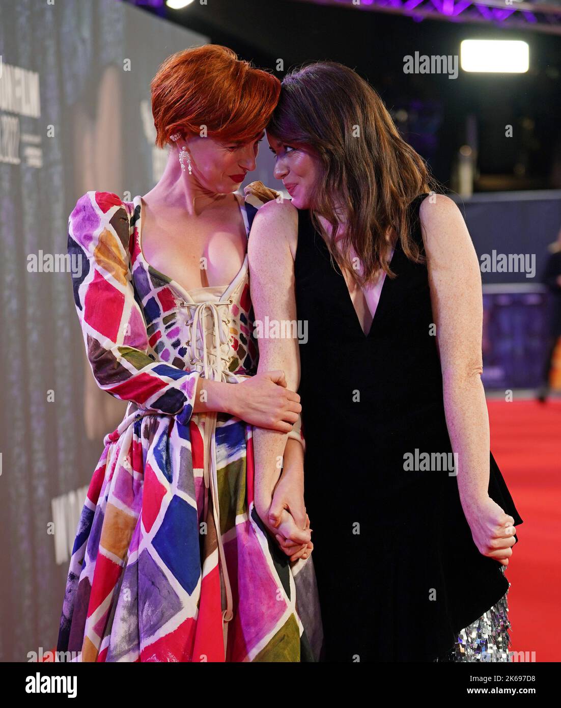 Jessie Buckley (left) and Claire Foy attending Women Talking during the ...