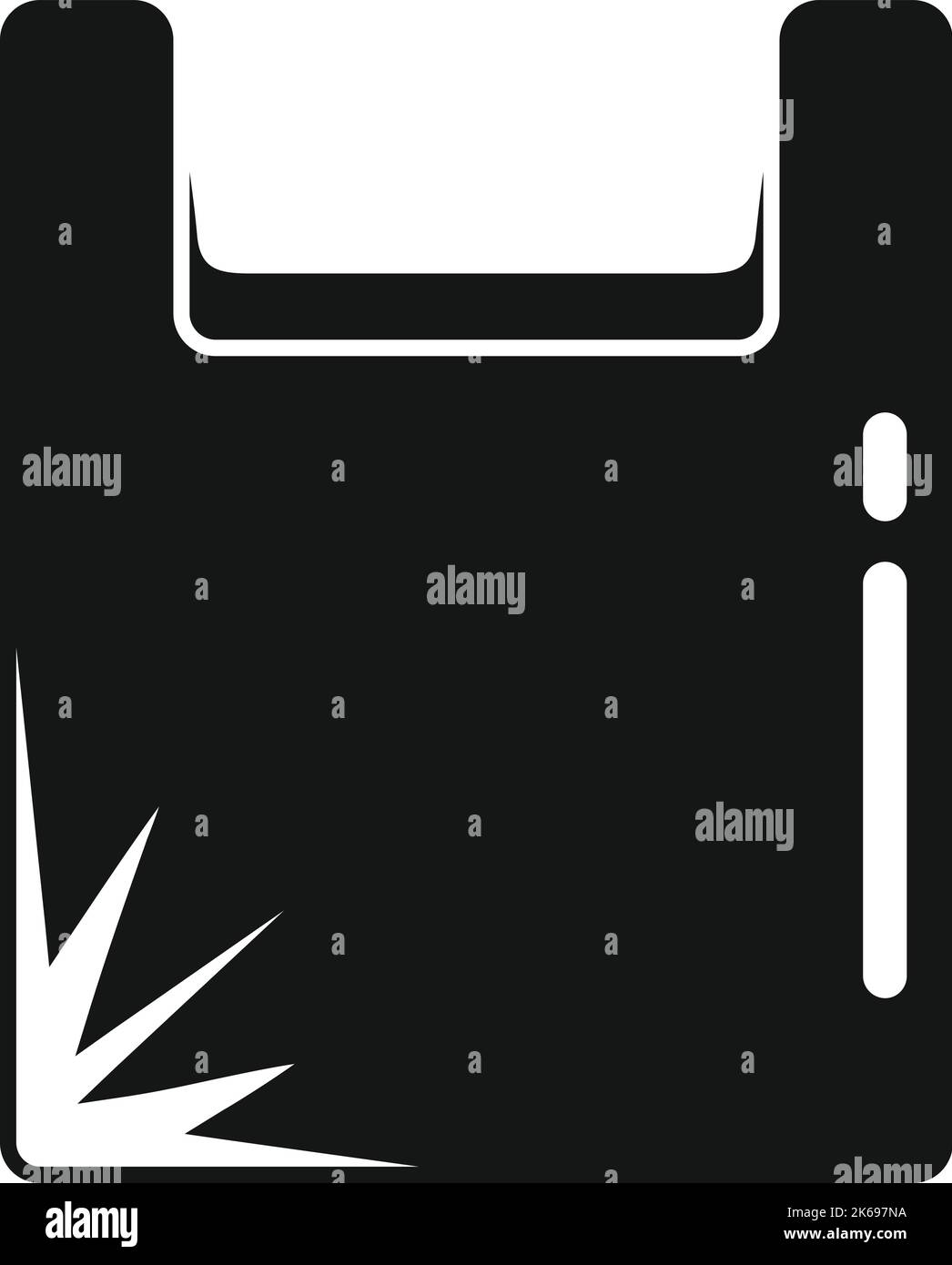 Reuse pack icon simple vector. Waste trash. Recycle plastic Stock Vector Image & Art - Alamy