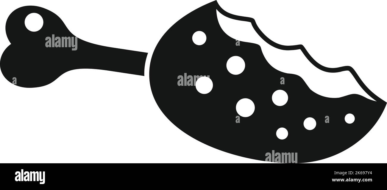 Meat waste icon simple vector. Ecology organic. Dry ecology Stock ...