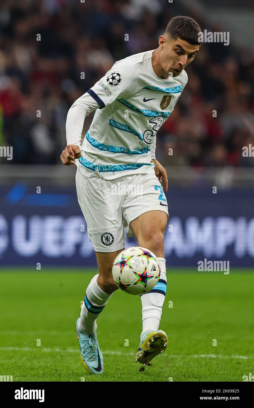Kai Havertz of Chelsea FC in action during the UEFA Champions League ...