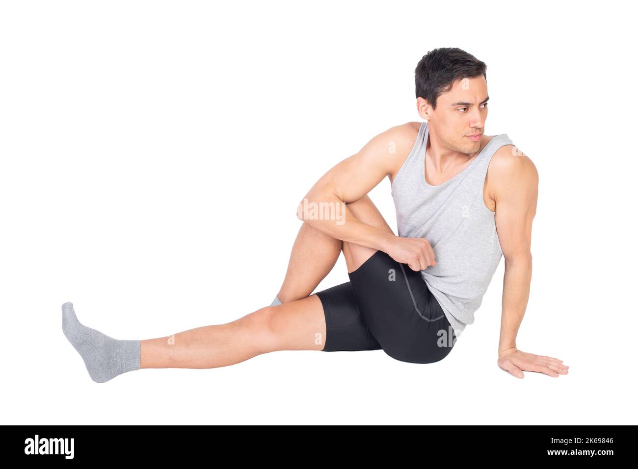 Stretch wellbeing Cut Out Stock Images & Pictures - Alamy