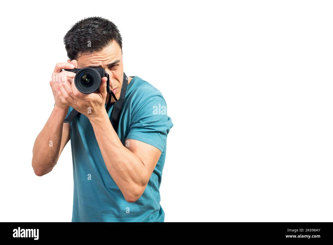 Serious male professional using Cut Out Stock Images & Pictures - Alamy