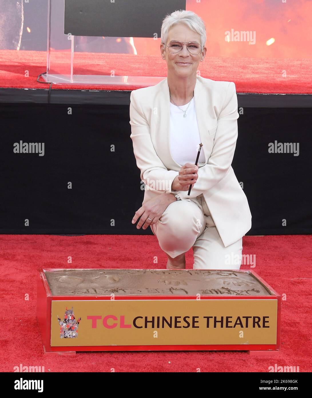 Los Angeles, USA. 12th Oct, 2022. Jamie Lee Curtis Hand & Footprint ...