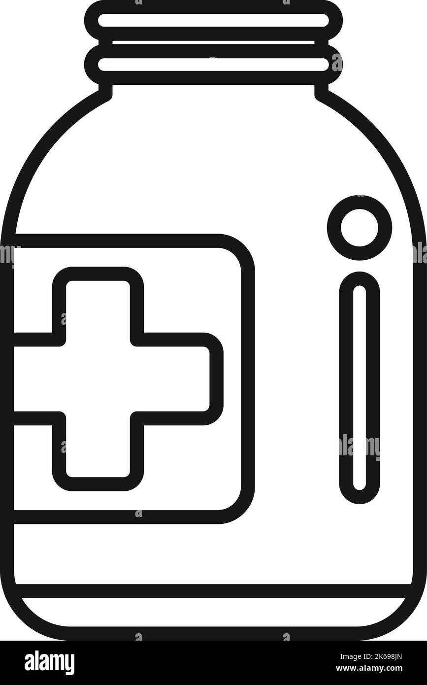 Medical trash icon outline vector. Waste organic. Dry plastic Stock ...