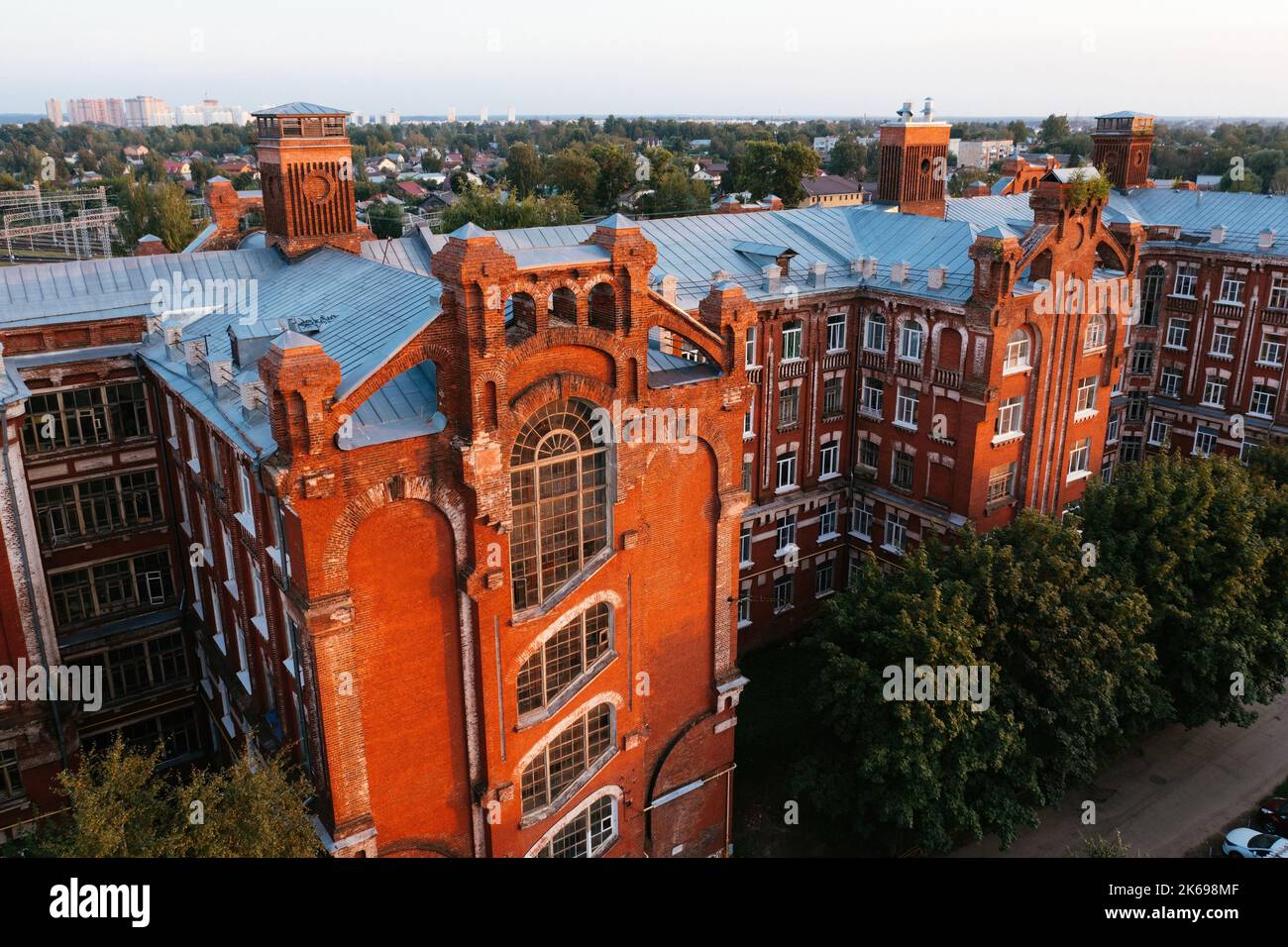 Facade red brick barracks hi-res stock photography and images - Alamy