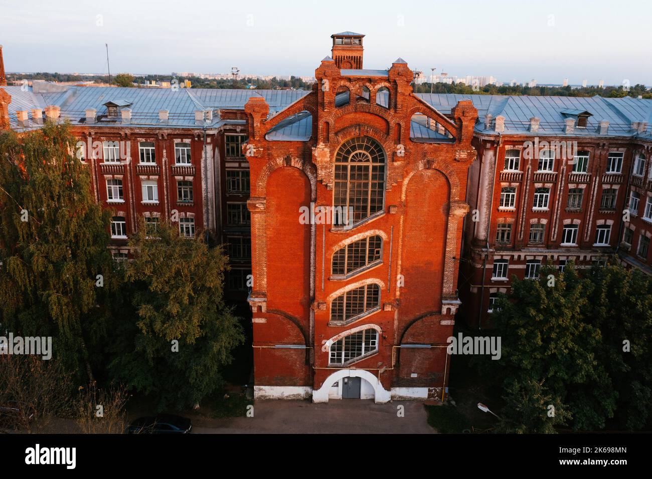 Facade red brick barracks hi-res stock photography and images - Alamy