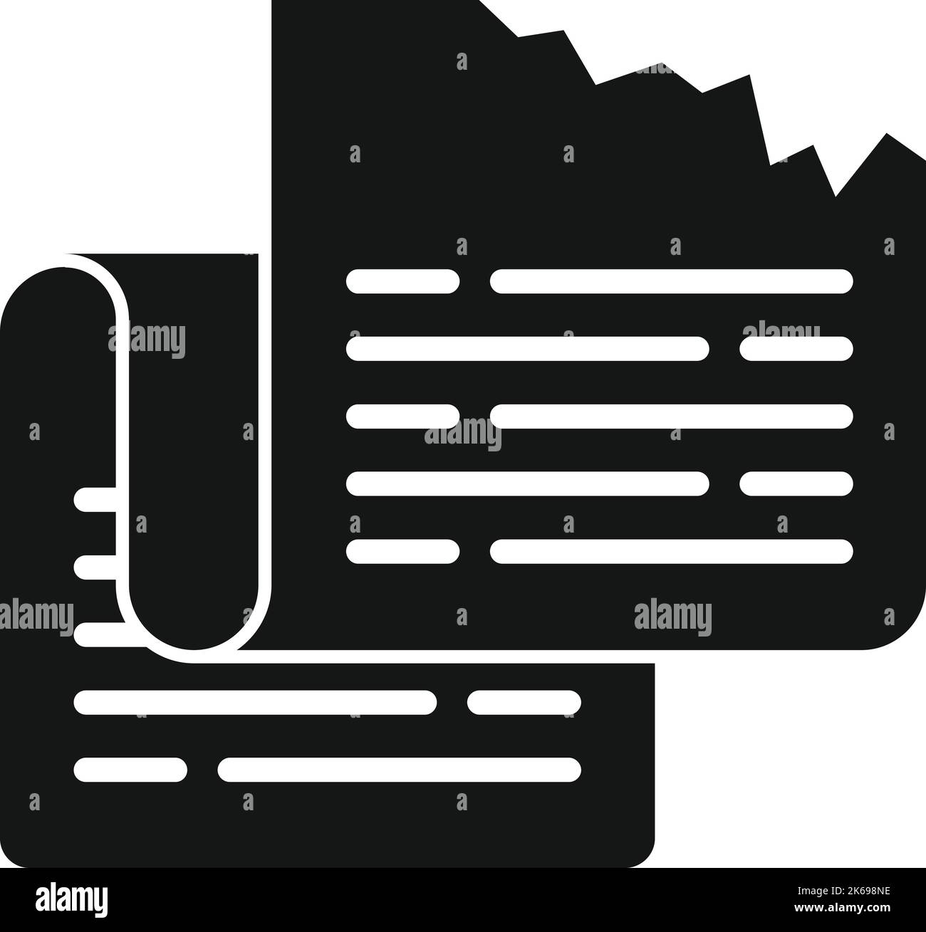Paper waste icon simple vector. Organic garbage. Plastic ecology Stock ...