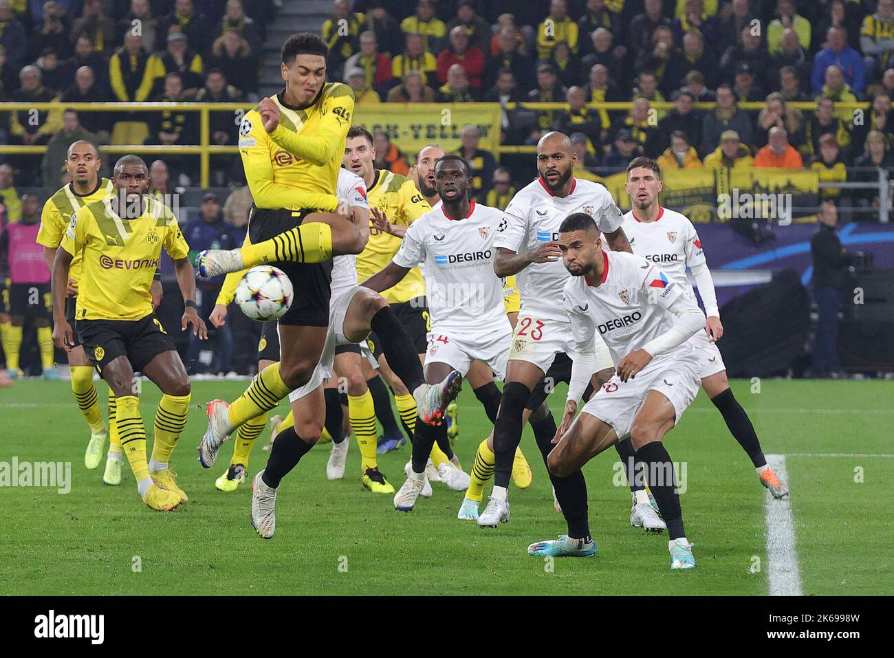 Dortmund, Deutschland. 11th Oct, 2022. firo : October 11th, 2022, football, soccer, CL, UEFA ...