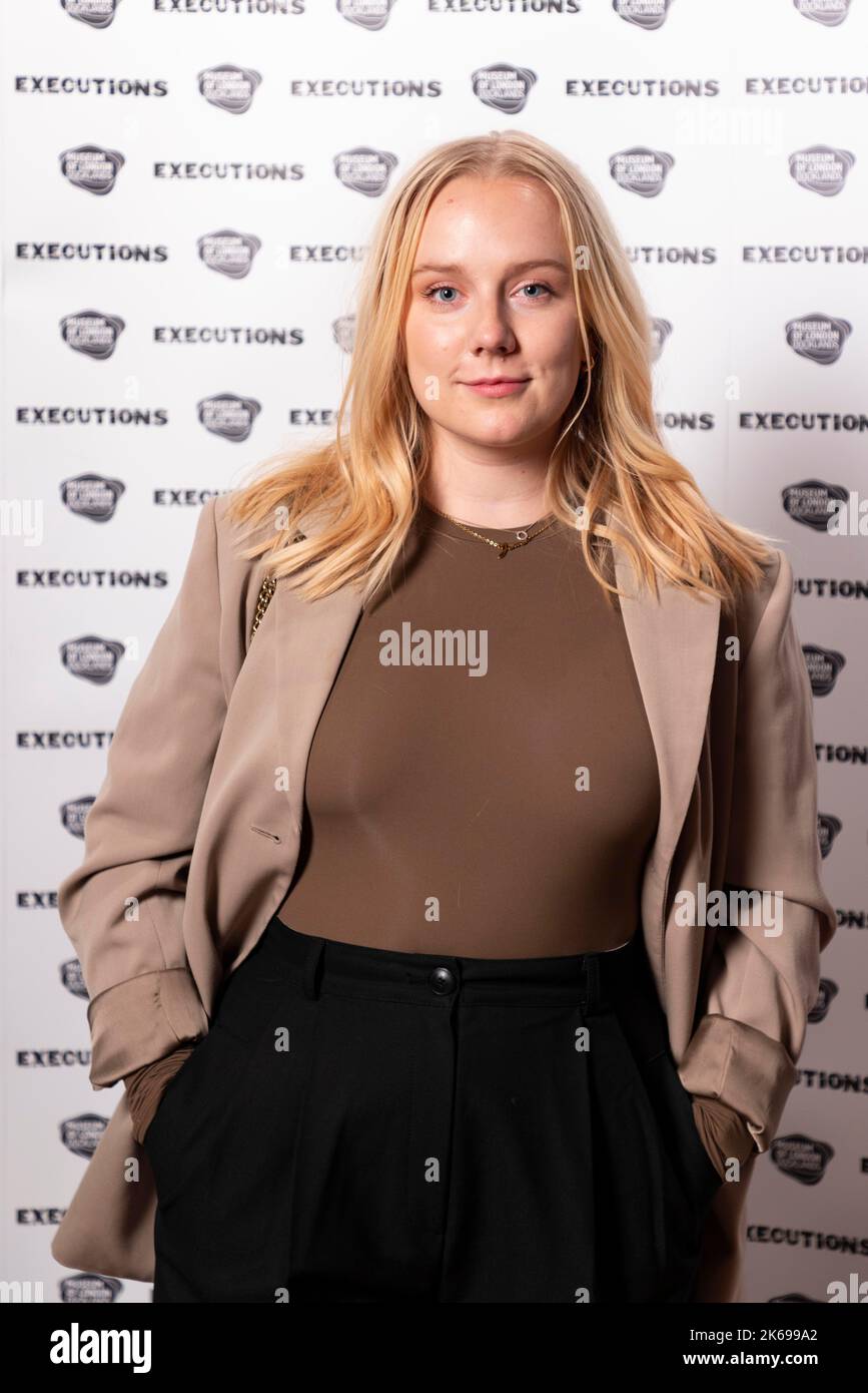 EDITORIAL USE ONLY Alexa Davies attends a private view of the ...