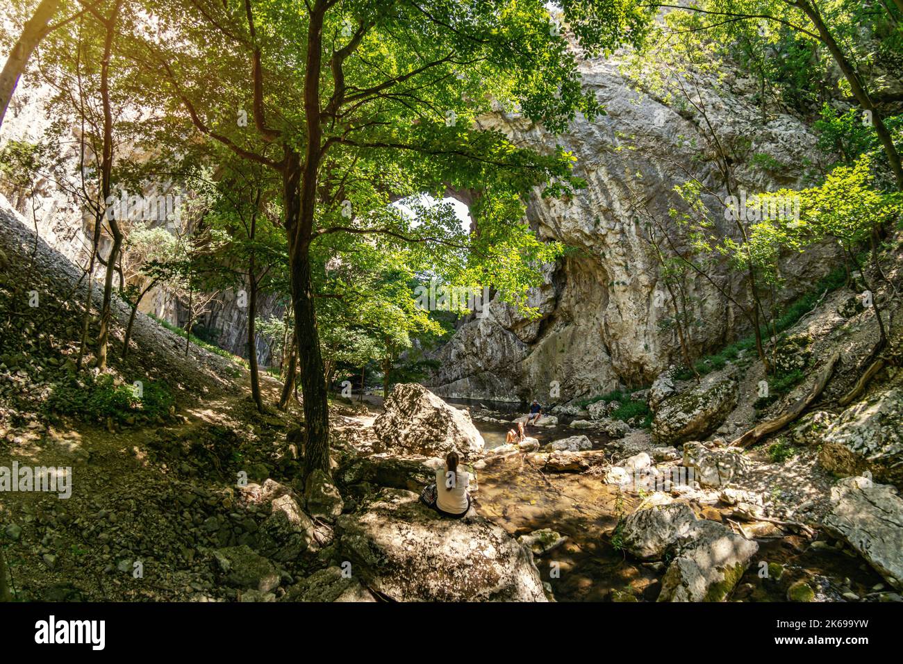 Prerasts of Vratna or Vratna Gates are three natural stone bridges on ...