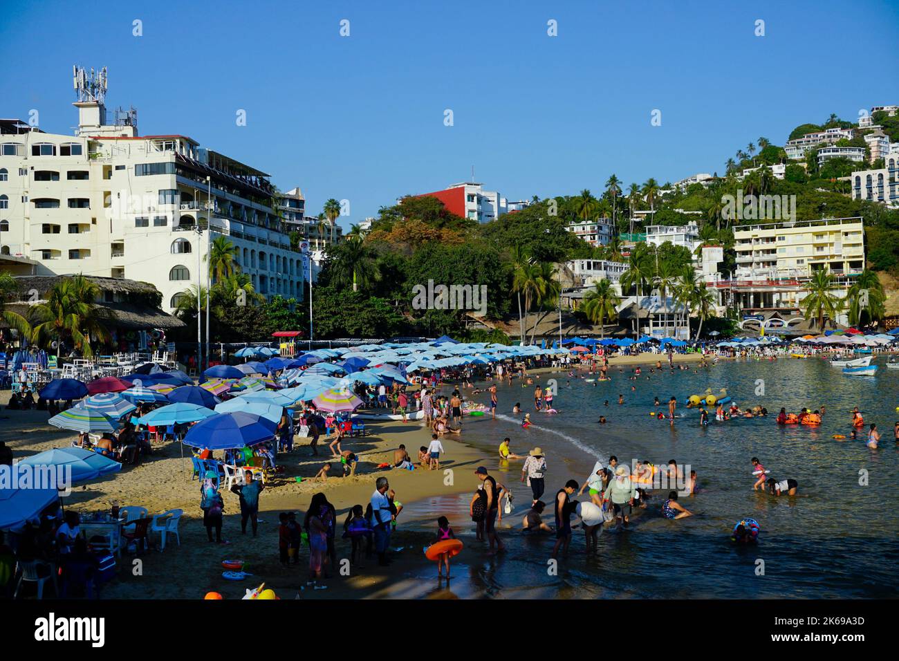 Caleta Beach, Acapulco, Mexico Stock Photo - Alamy