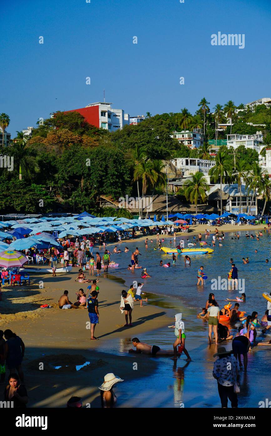 Caleta Beach, Acapulco, Mexico Stock Photo - Alamy