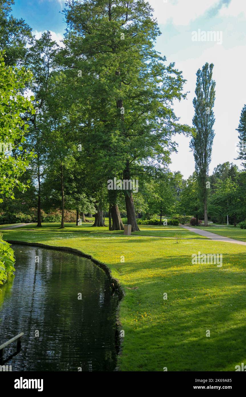 Panoramic view scenery of river in Denmark Stock Photo - Alamy
