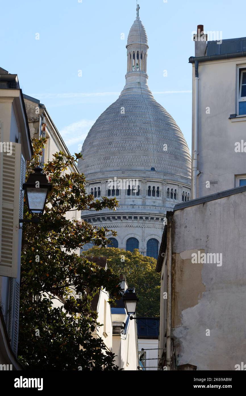 The basilica Sacre Coeur is a Roman catholic church located at the ...