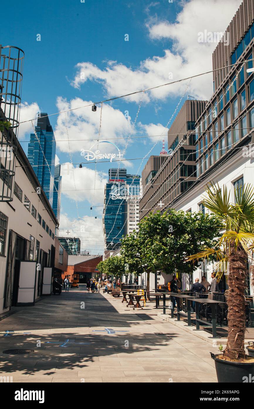 creative installation norblin factory landmark Stock Photo - Alamy