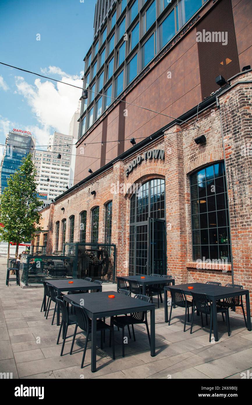 food court zone creative landmark historical Stock Photo - Alamy