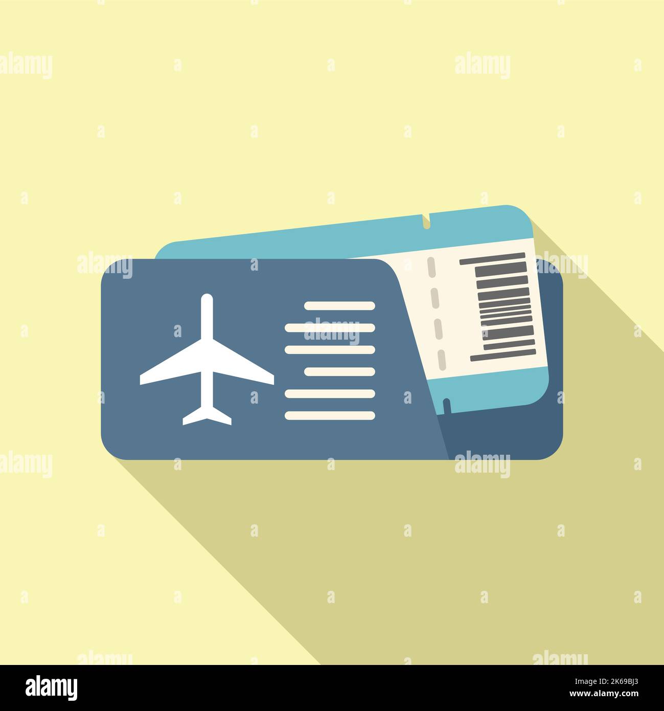 Business class ticket luggage Stock Vector Images - Alamy