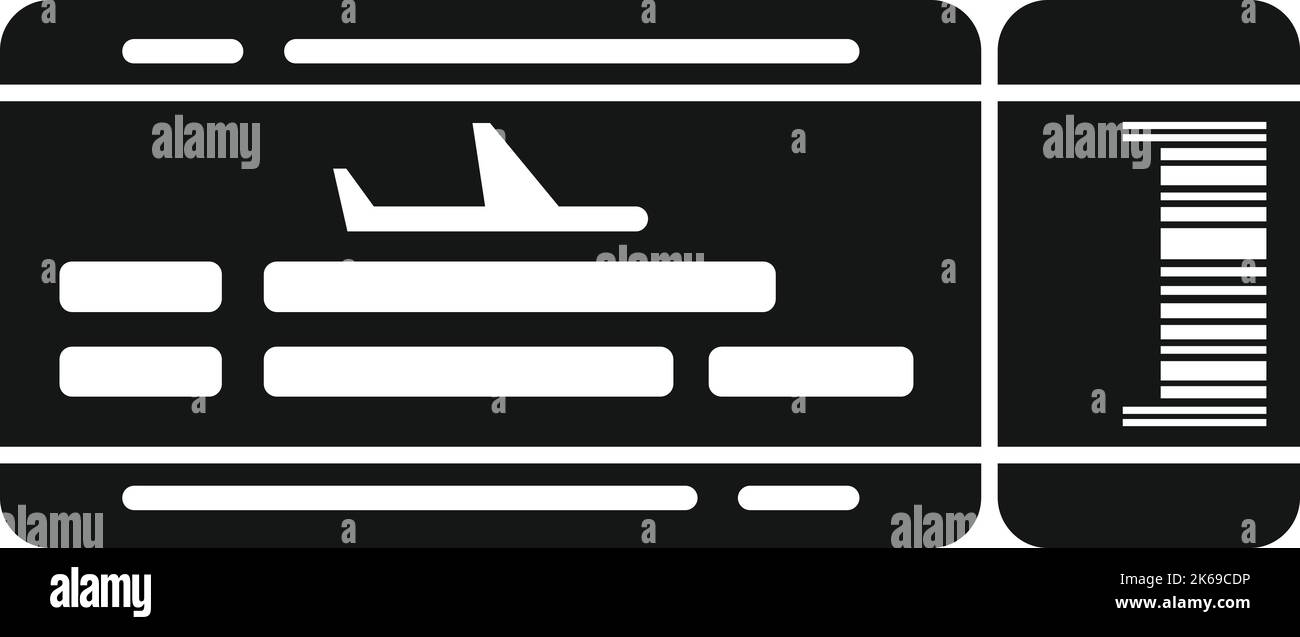 Empty plane ticket Cut Out Stock Images & Pictures - Alamy