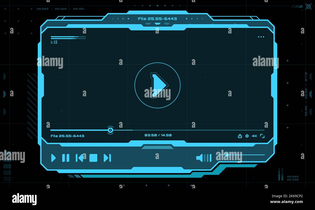 Sci fi video ui hi-res stock photography and images - Alamy