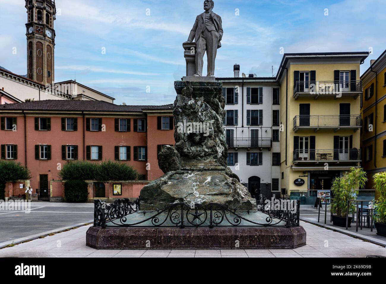 The monument to Mario Cermenati in Lecco, Italy. Sculptor, Francesco ...