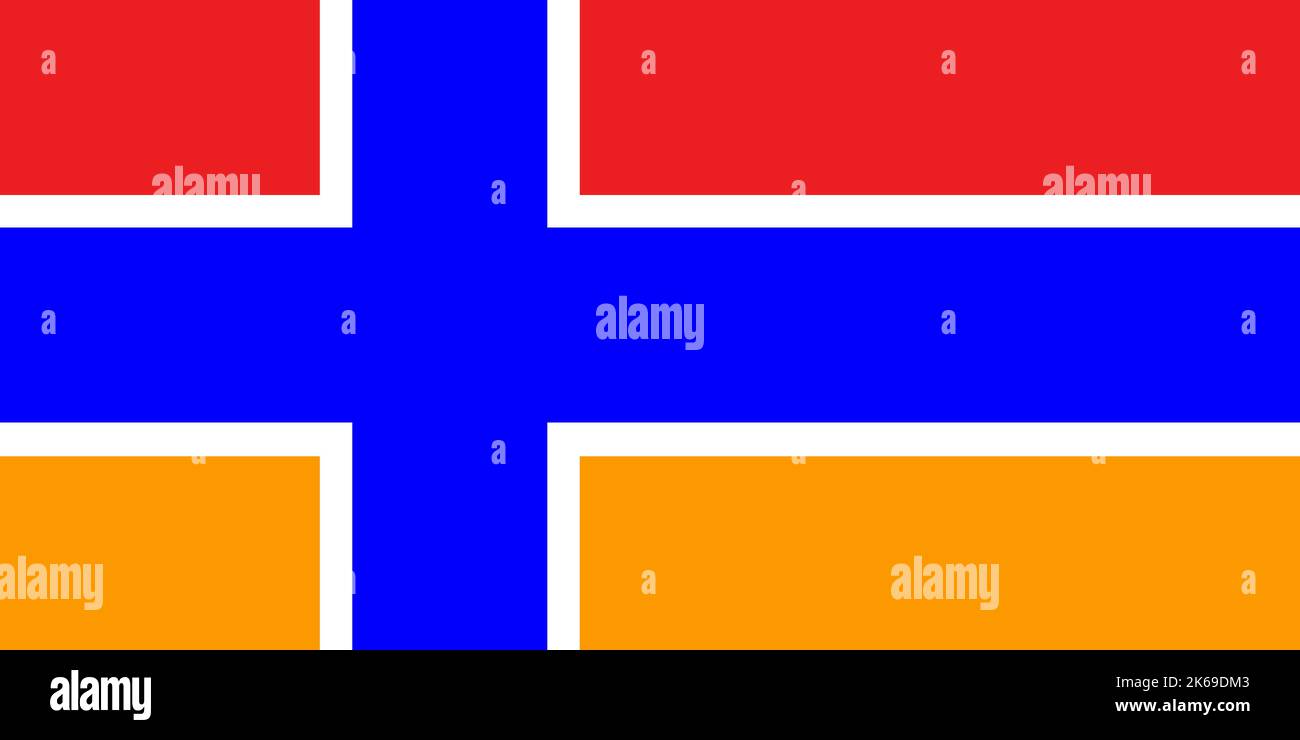 flag of Caucasus Armenian peoples Javakheti Armenians. flag ...