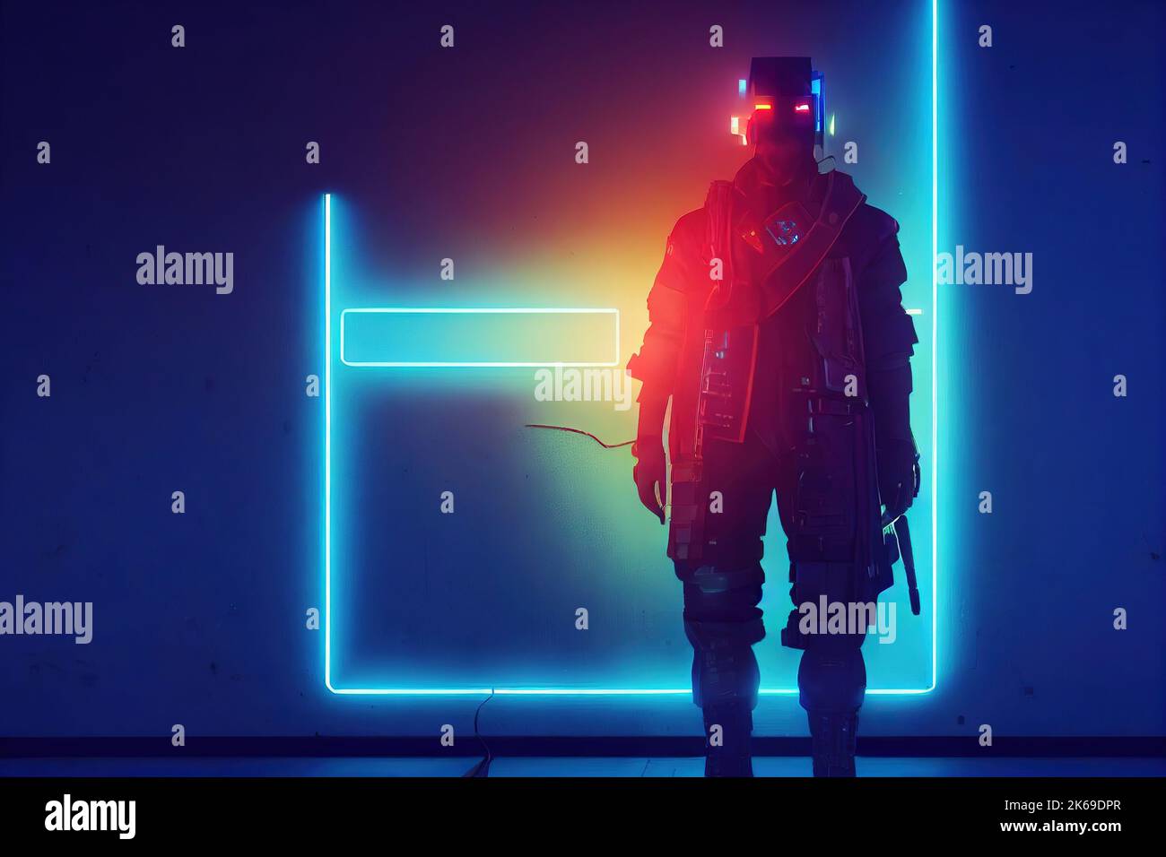 Cyberpunk fighter hi-res stock photography and images - Alamy