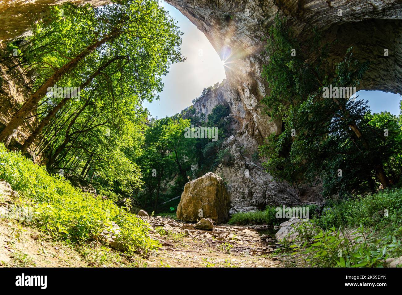 Prerasts of Vratna or Vratna Gates are three natural stone bridges on ...