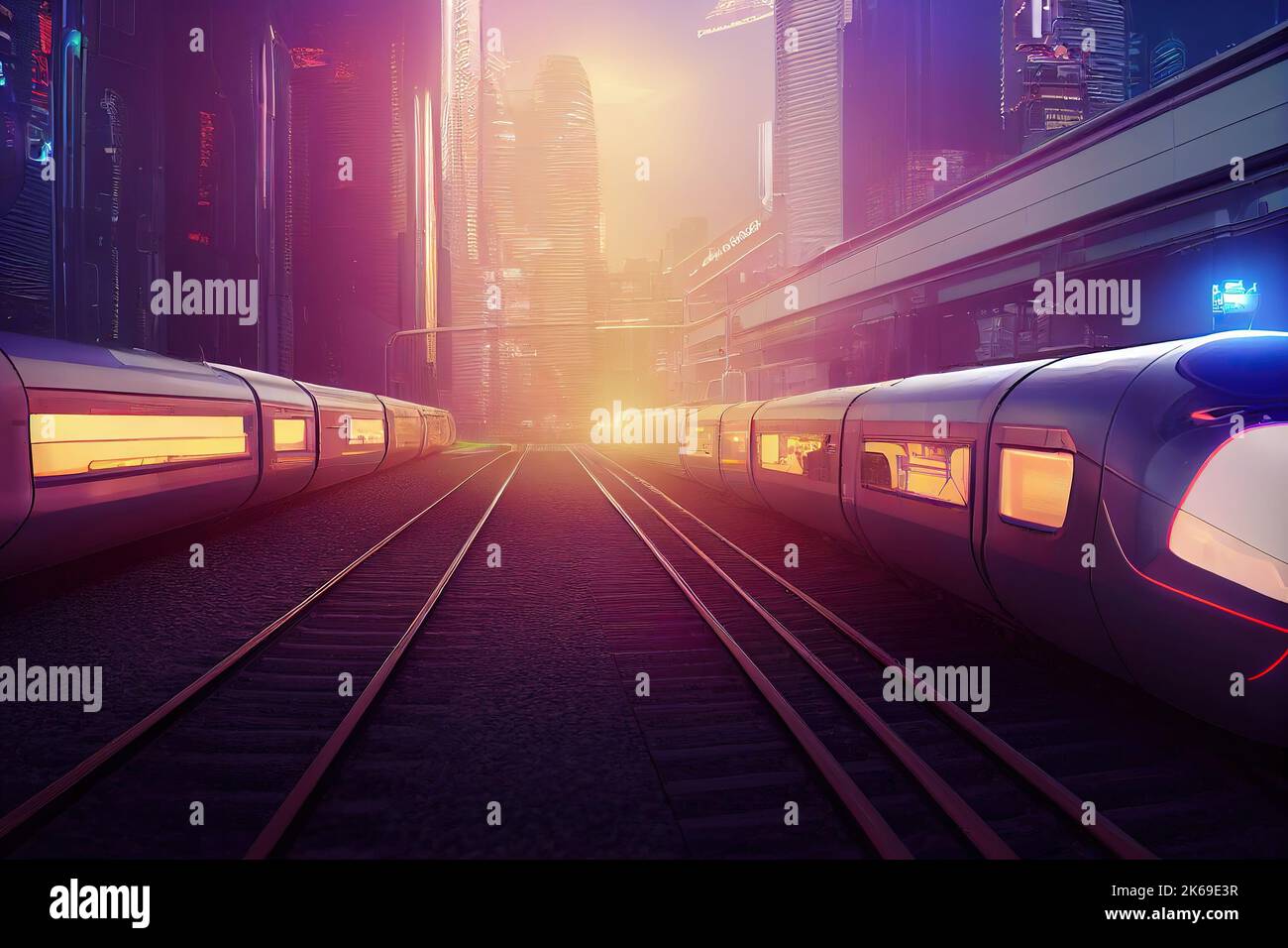 Digital poster train platform hi-res stock photography and images - Alamy