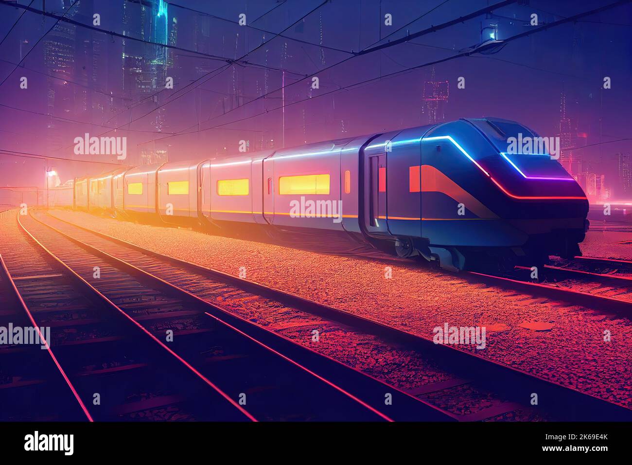 Digital poster train platform hi-res stock photography and images - Alamy