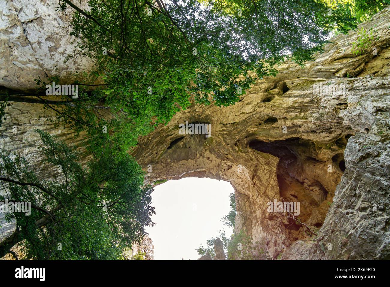 Prerasts of Vratna or Vratna Gates are three natural stone bridges on ...