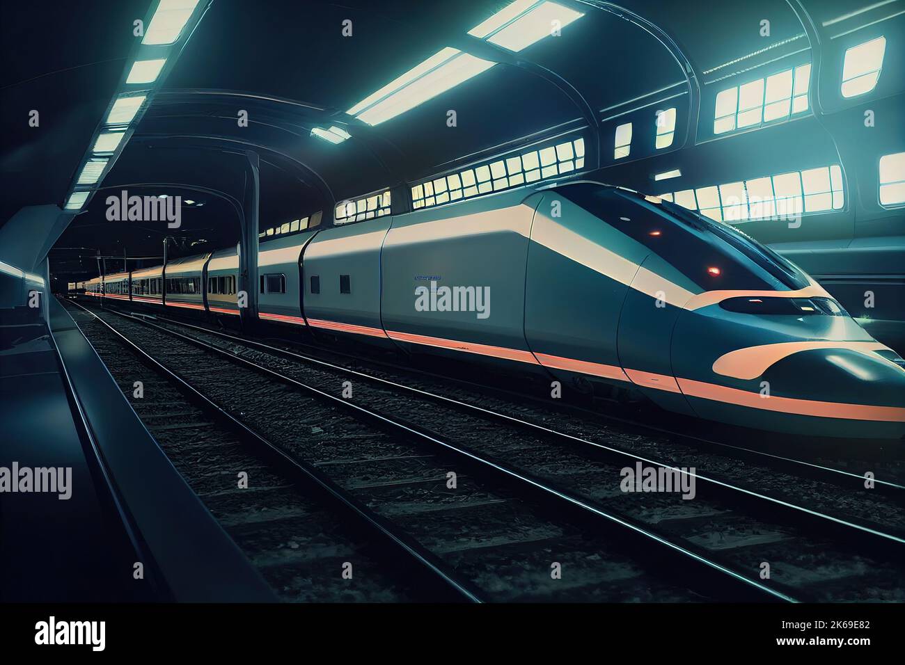 Digital poster train platform hi-res stock photography and images - Alamy