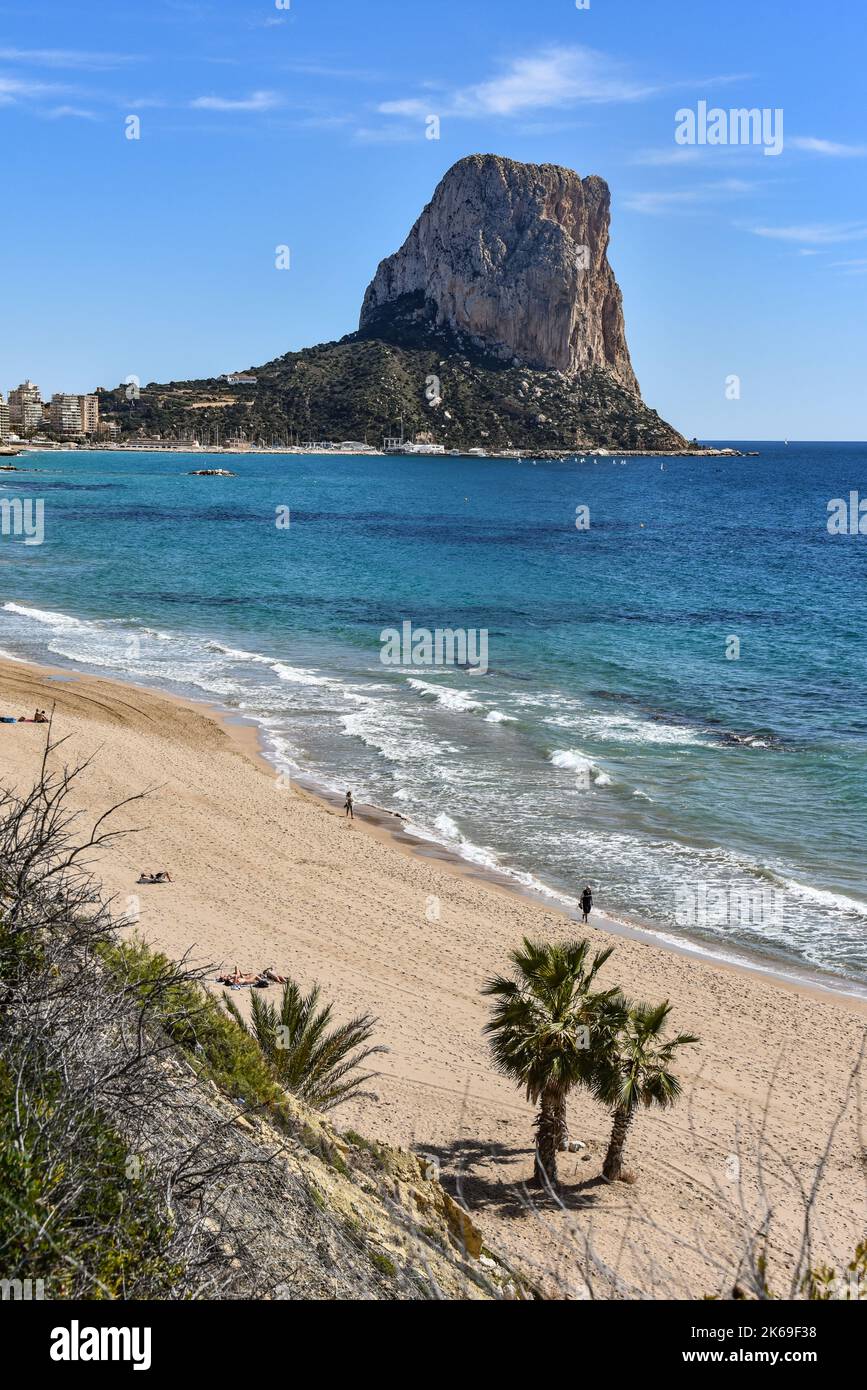 Calpe beach alicante spain hi-res stock photography and images - Alamy