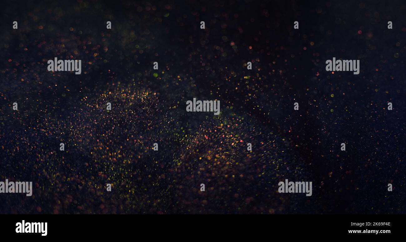 particles background bokeh glitter texture bronze Stock Photo - Alamy