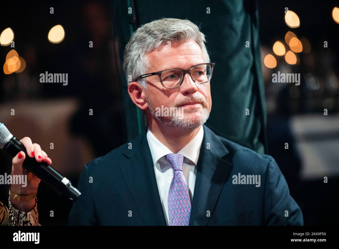 Berlin, Germany. 12th Oct, 2022. Andrij Melnyk, outgoing ambassador of ...