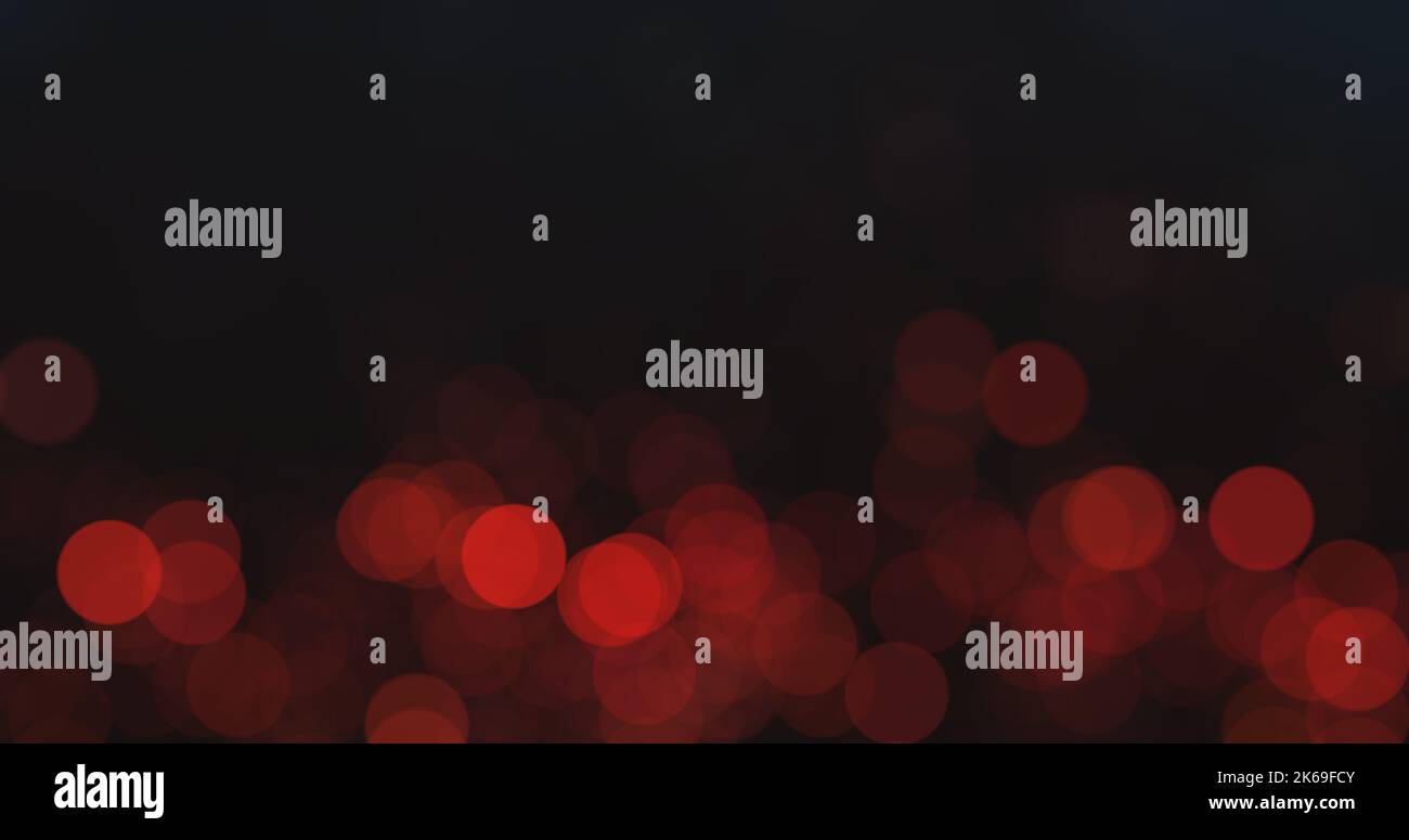 defocused circles bokeh glow background red black Stock Photo - Alamy