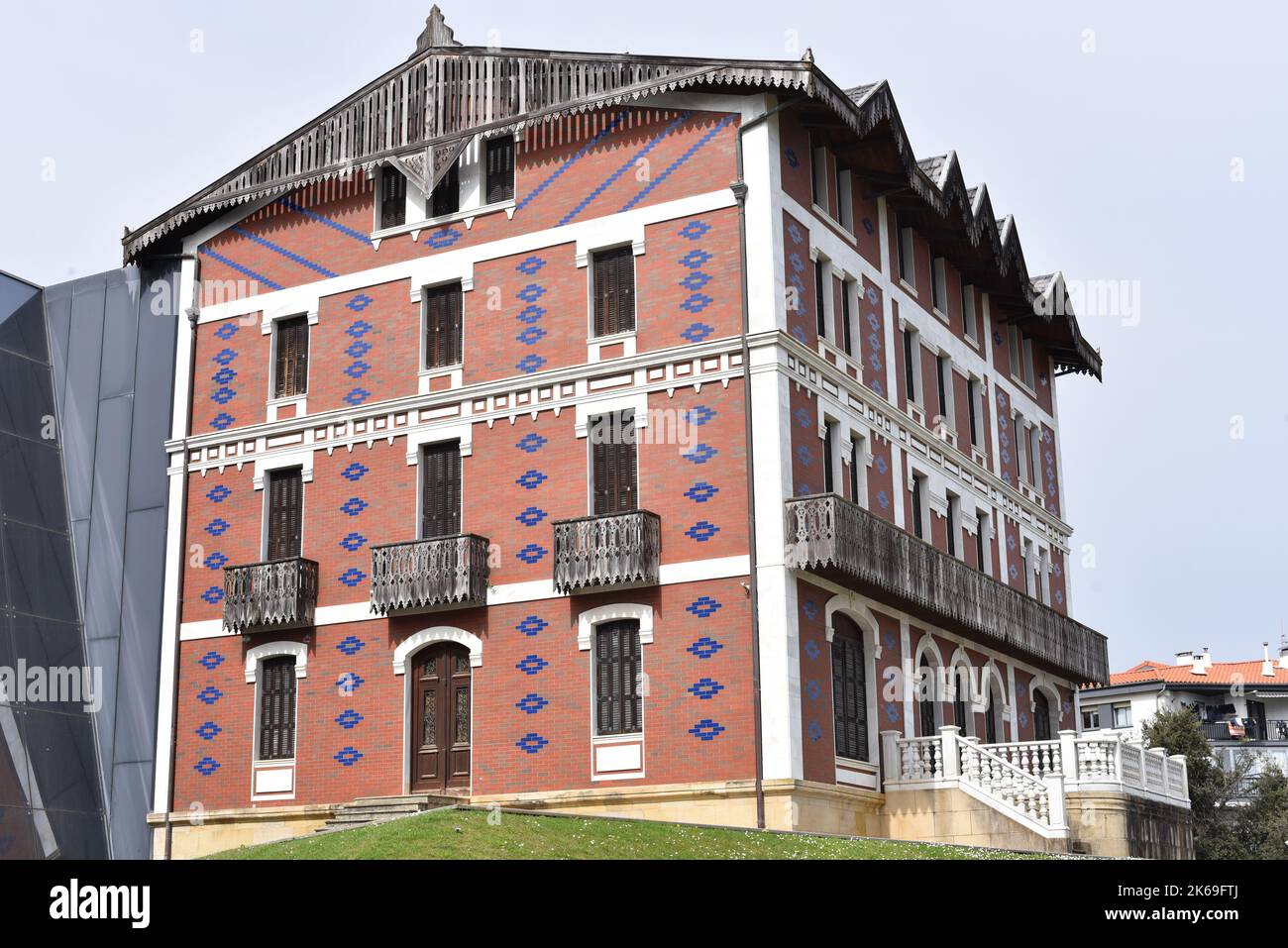Getaria, Spain - 19 March, 2022: Exterior of the Balenciaga Museum in ... Getaria, Spain - 19 March, 2022: Exterior of the Balenciaga Museum in ...
