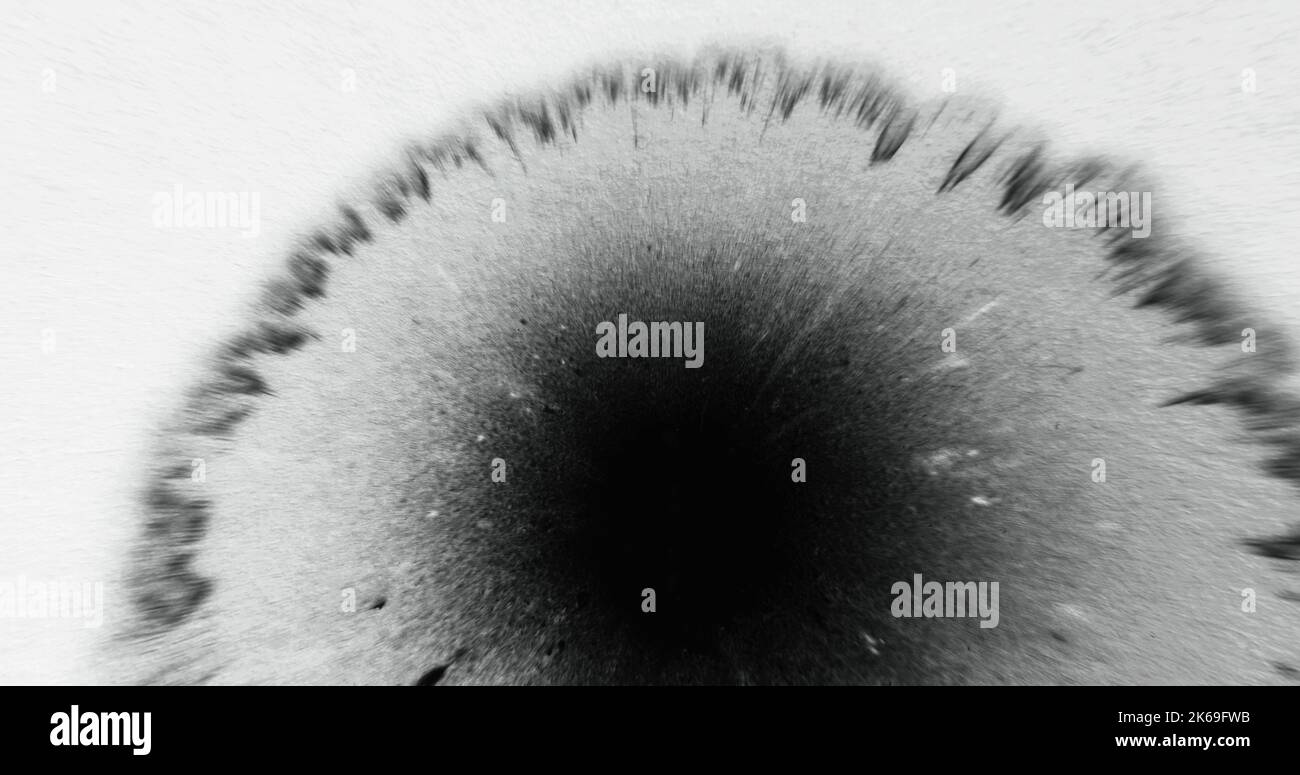 black paint drop on white paper splatter overlay Stock Photo - Alamy