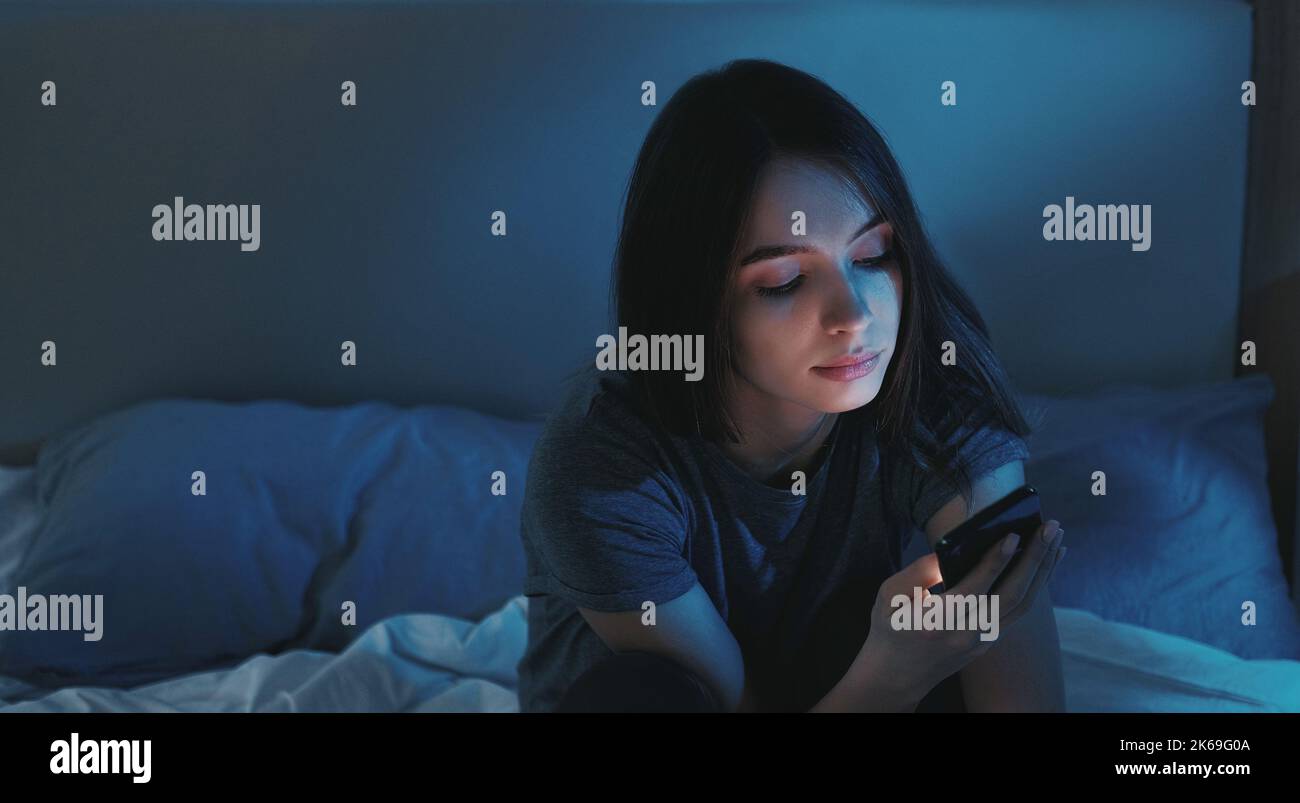 Night scrolling hi-res stock photography and images - Alamy