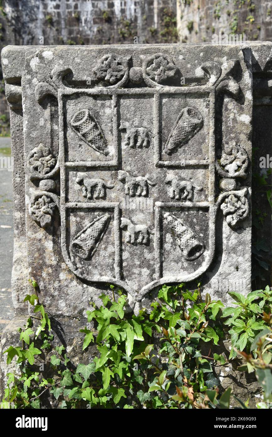 Butroi, Spain - 14 April, 2022: Butron Castle in the Basque Country ...