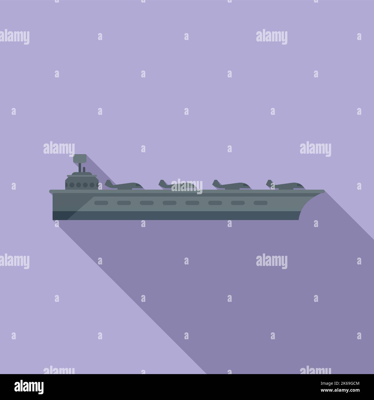 Ship warship aircraft carrier Stock Vector Images - Alamy